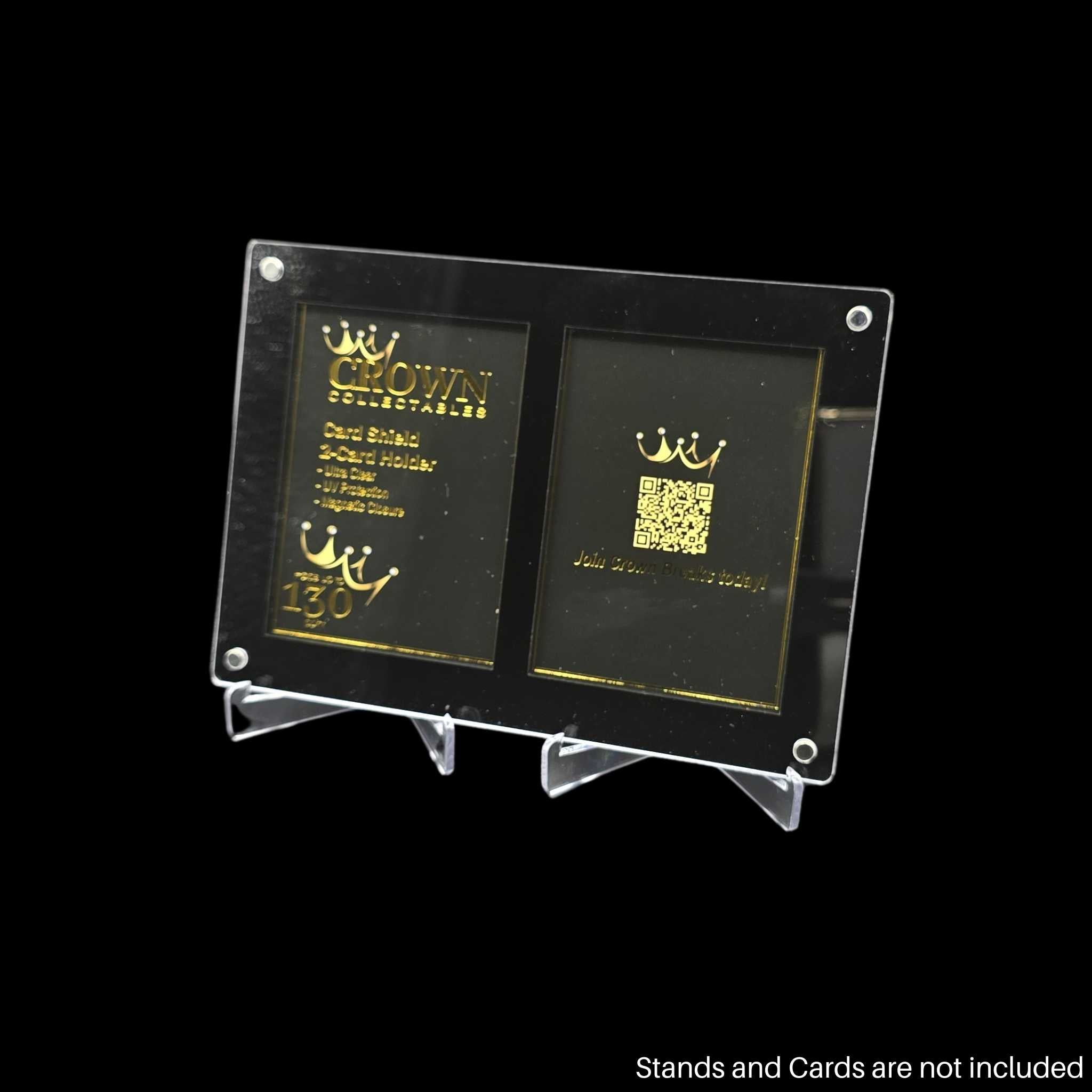 Card Shield - 2-Card Holder – Crown Collectables